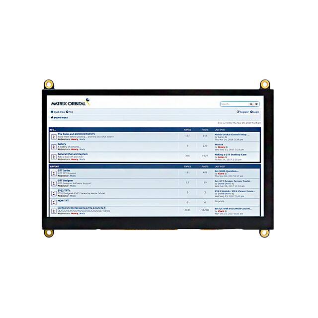 HTT70A-TPC-BLM-B0-H5-CH-VPT Matrix Orbital | Display Modules - LCD ...