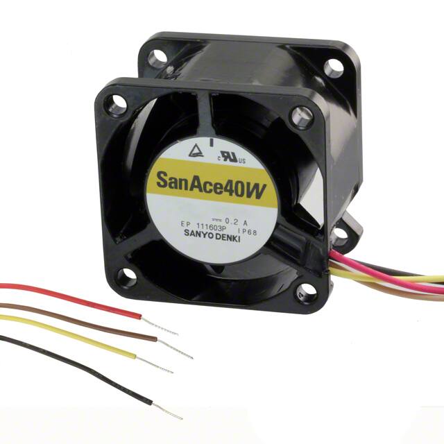 9WL0424P3J001 Sanyo Denki America Inc. | DC Brushless Fans (BLDC ...